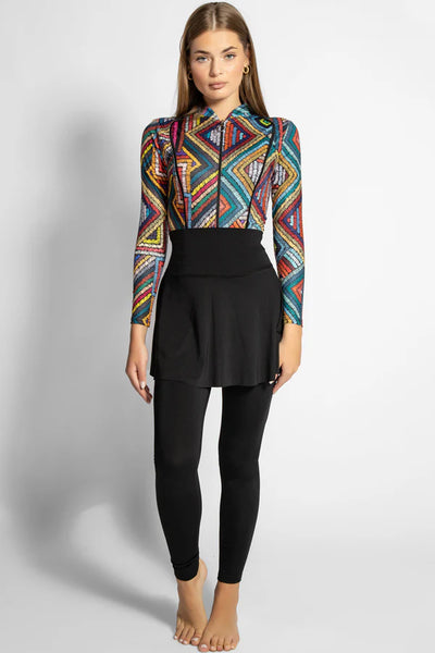 MINERVA SECRETS 4PACK FULL BODY BURKINI ONE PIECE SWIMSUIT WITH BEACH ...